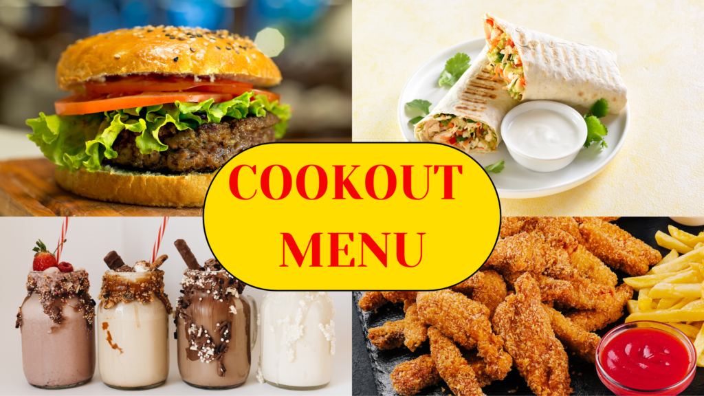 Cookout Menu with Prices [2026] | Calories | USA Menu Prices