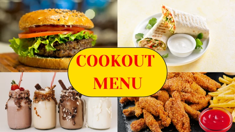 Cookout Menu with Prices [2025] | Calories | USA Menu Prices